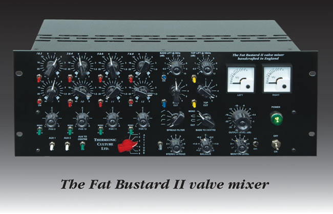 Thermionic Culture Fat Bustard csöves mixer - ADSR Multimédia